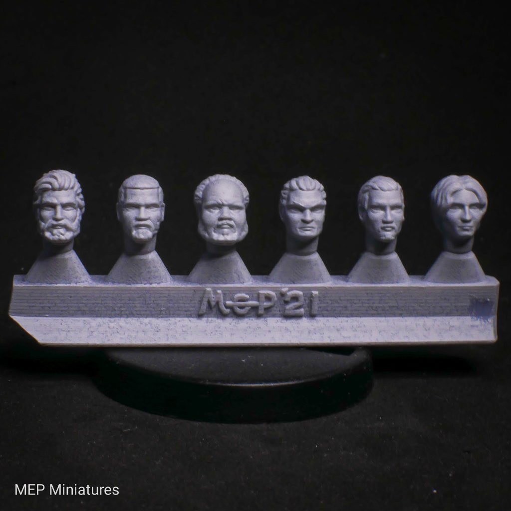 Dune Hawks Command Squad Heads (28mm Scale) – MEP Miniatures