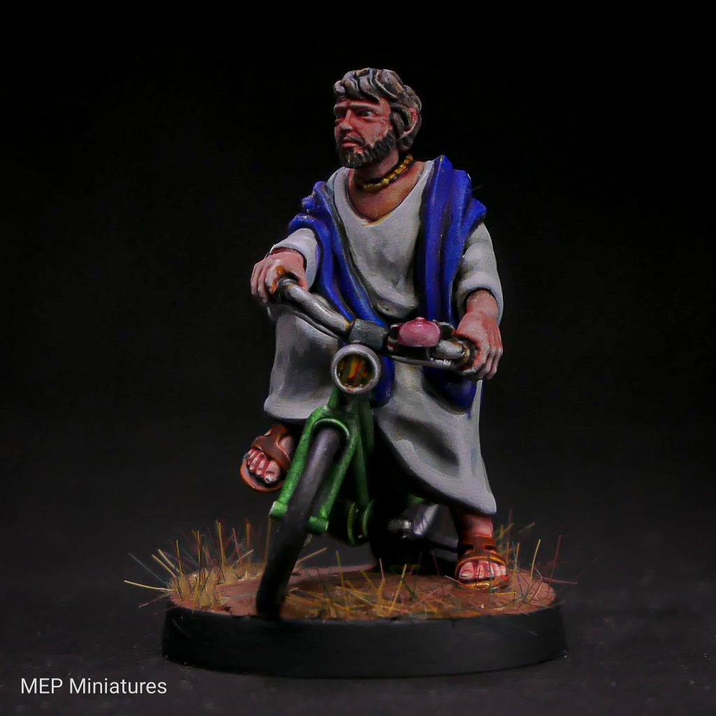 Chris on a Bike – MEP Miniatures